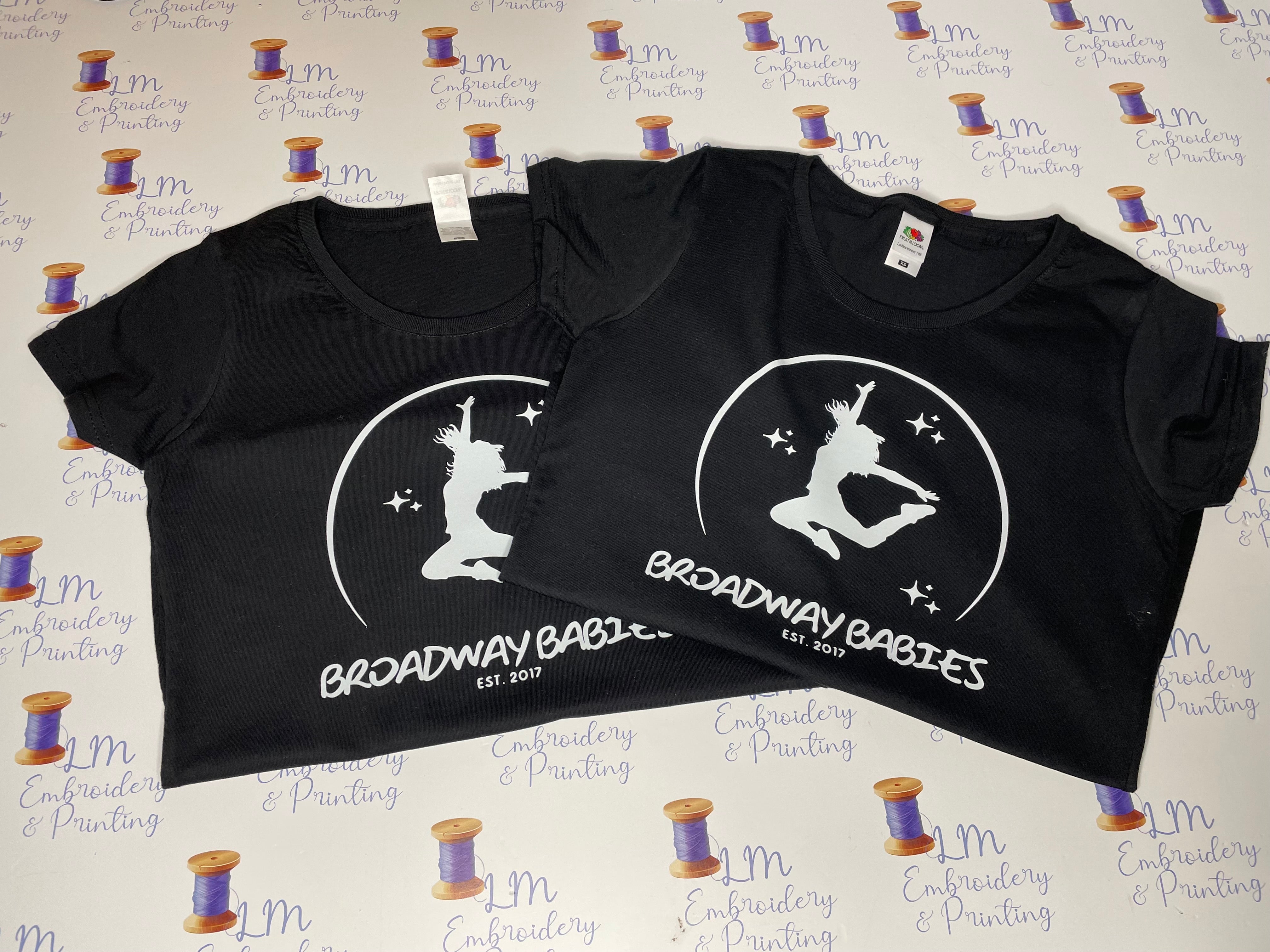 Broadway Babies – LM Embroidery
